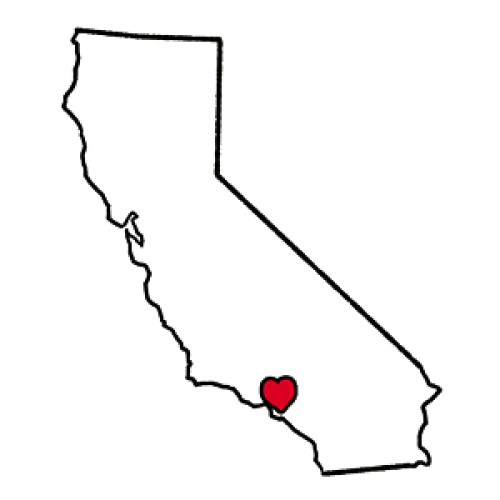 Fired Up Tiles - California Heart